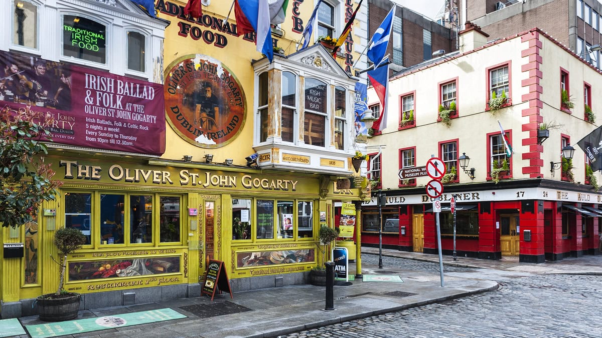 Temple Bar Dublin Ireland Photo Print Canvas Print Or Acrylic Picture